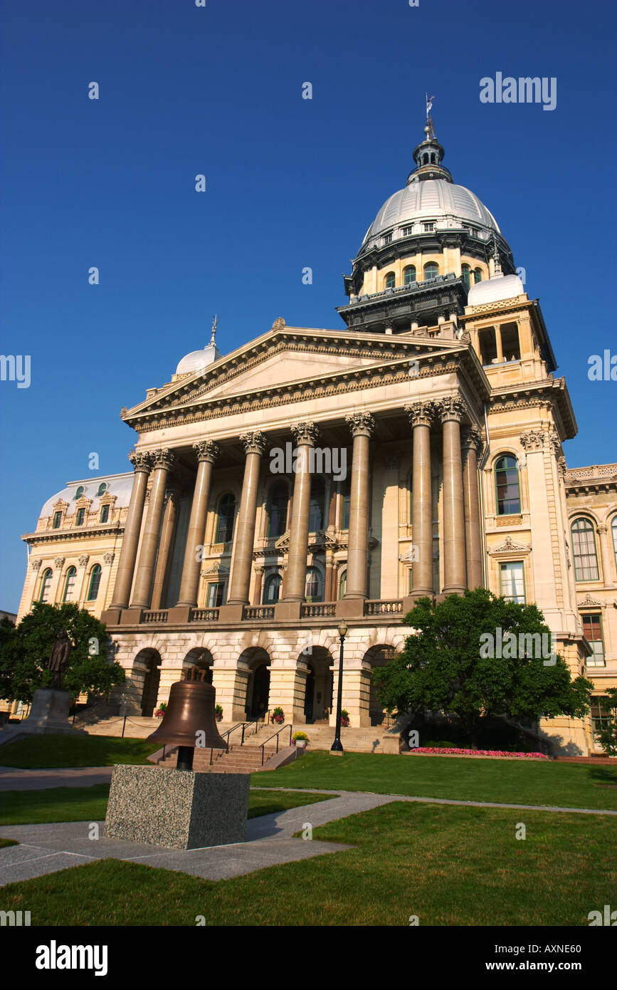 ILLINOIS Springfield State capitol building site of state legilslative ...