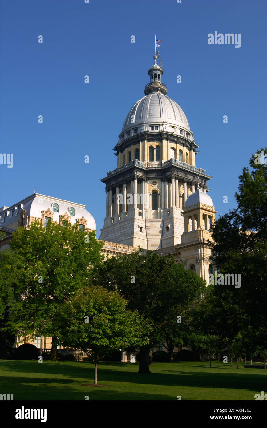 ILLINOIS Springfield State capitol building site of state legilslative ...