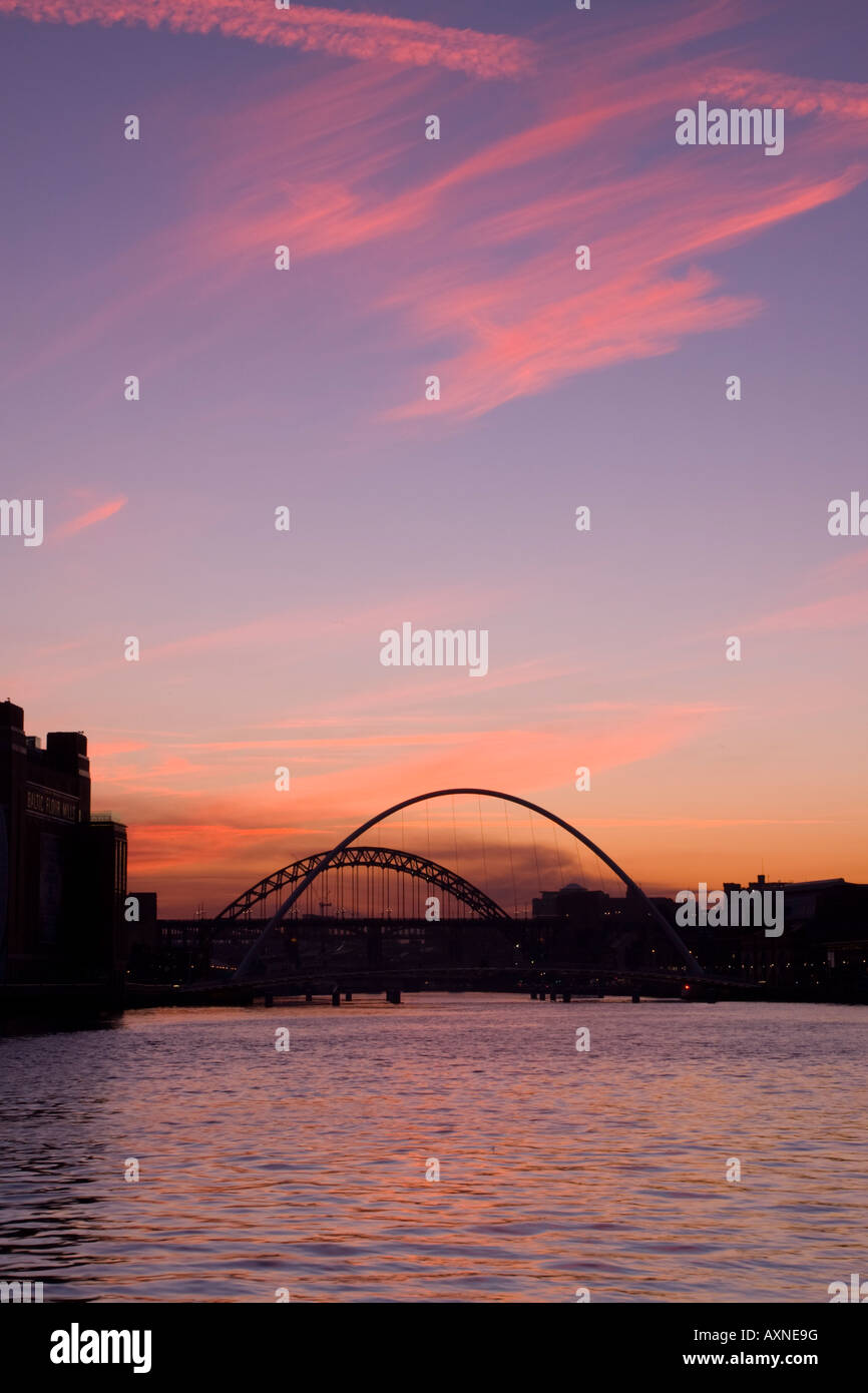 Gateshead millennium bridge hi-res stock photography and images - Alamy