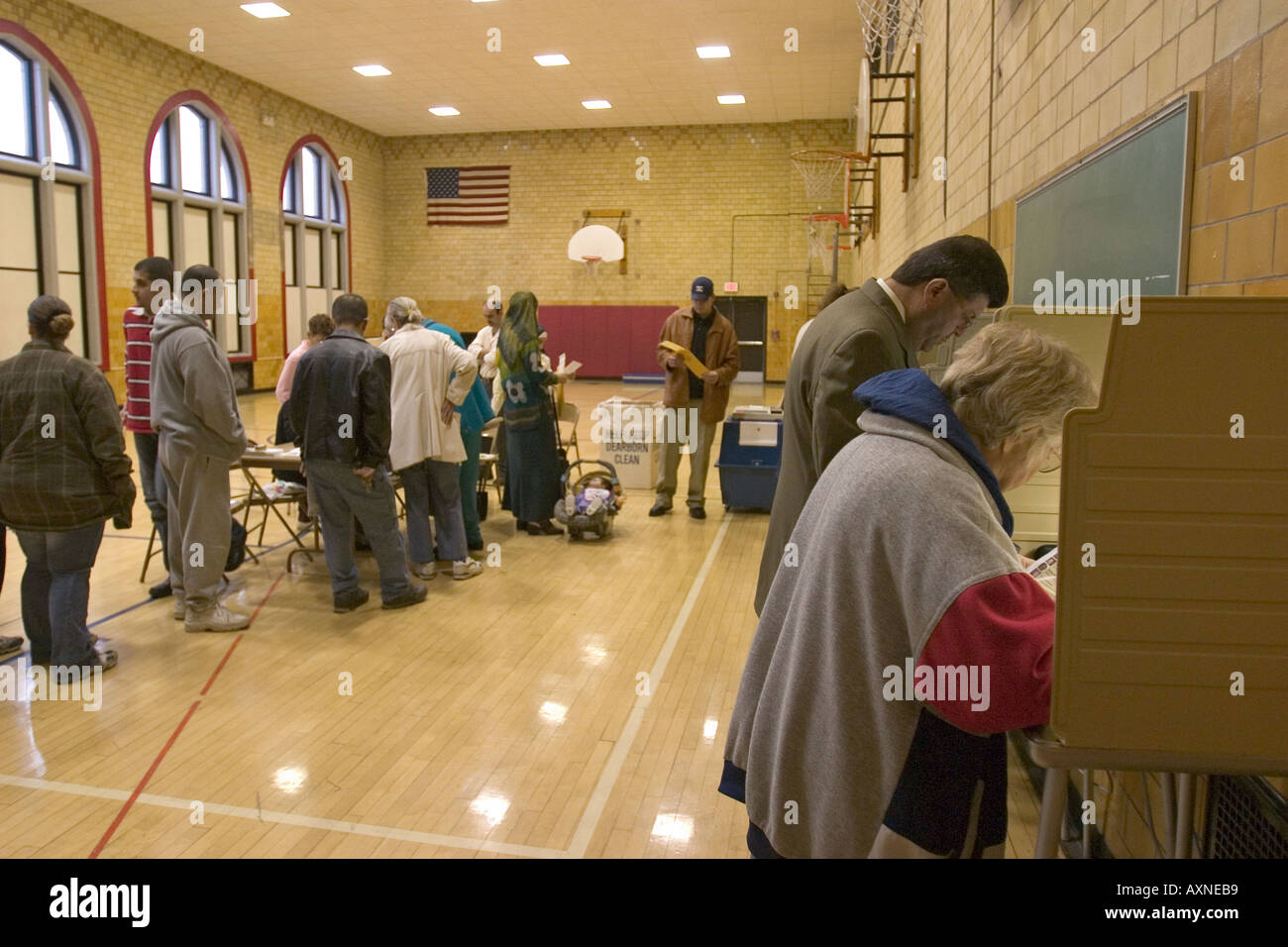 Arab Americans Vote in Presidential Election Stock Photo - Alamy