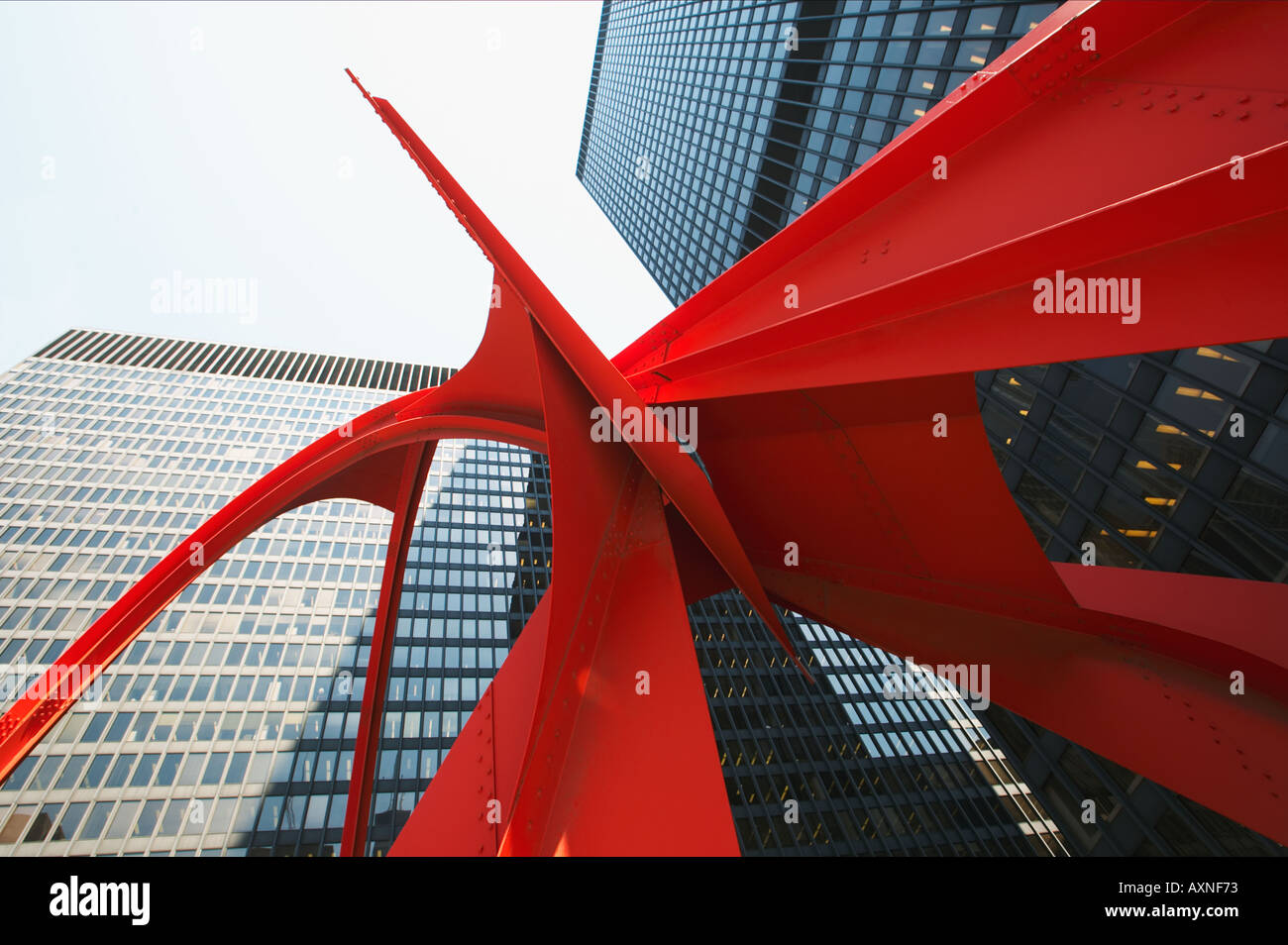 SCULPTURE Chicago Illinois Alexander Calder Flamingo sculpture Chicago ...