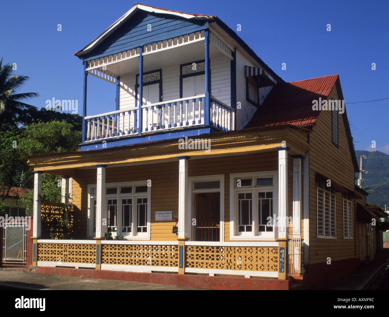 Dominican republic Puerto Plata House Stock Photo - Alamy