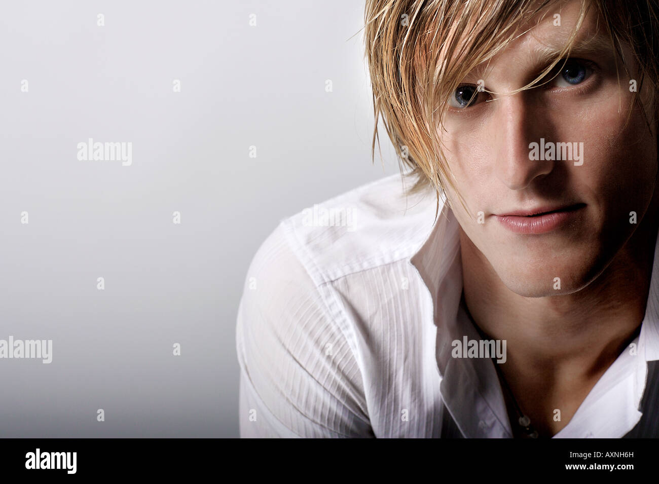 White man staring hi-res stock photography and images - Alamy