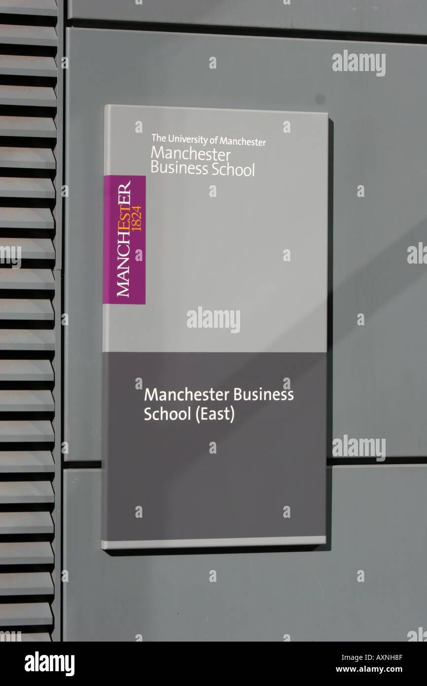 Manchester Business School East The University of Manchester UK Stock ...