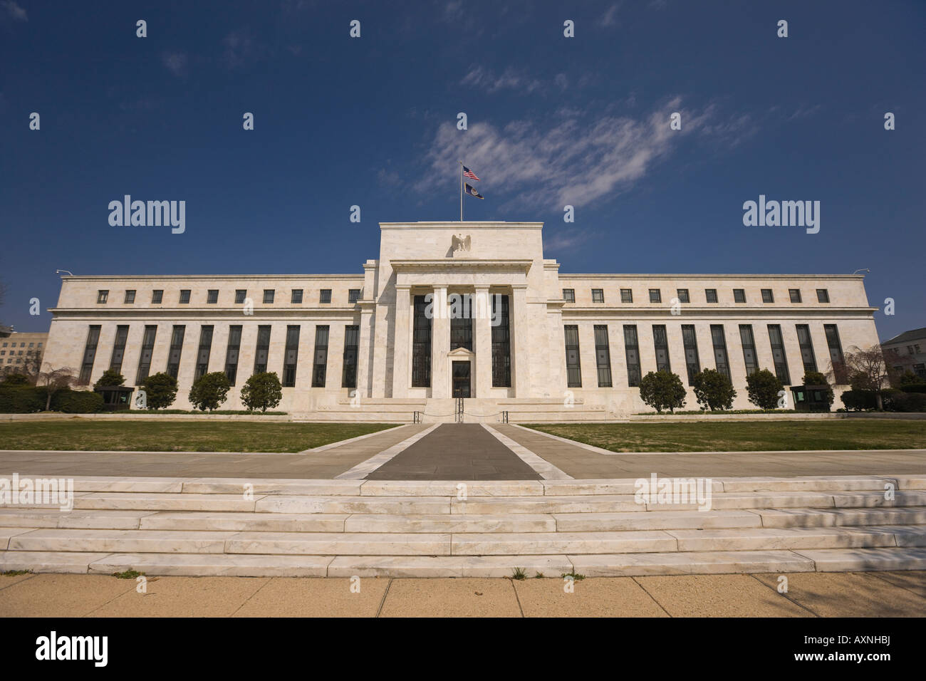 WASHINGTON DC USA United States Federal Reserve Bank building on ...
