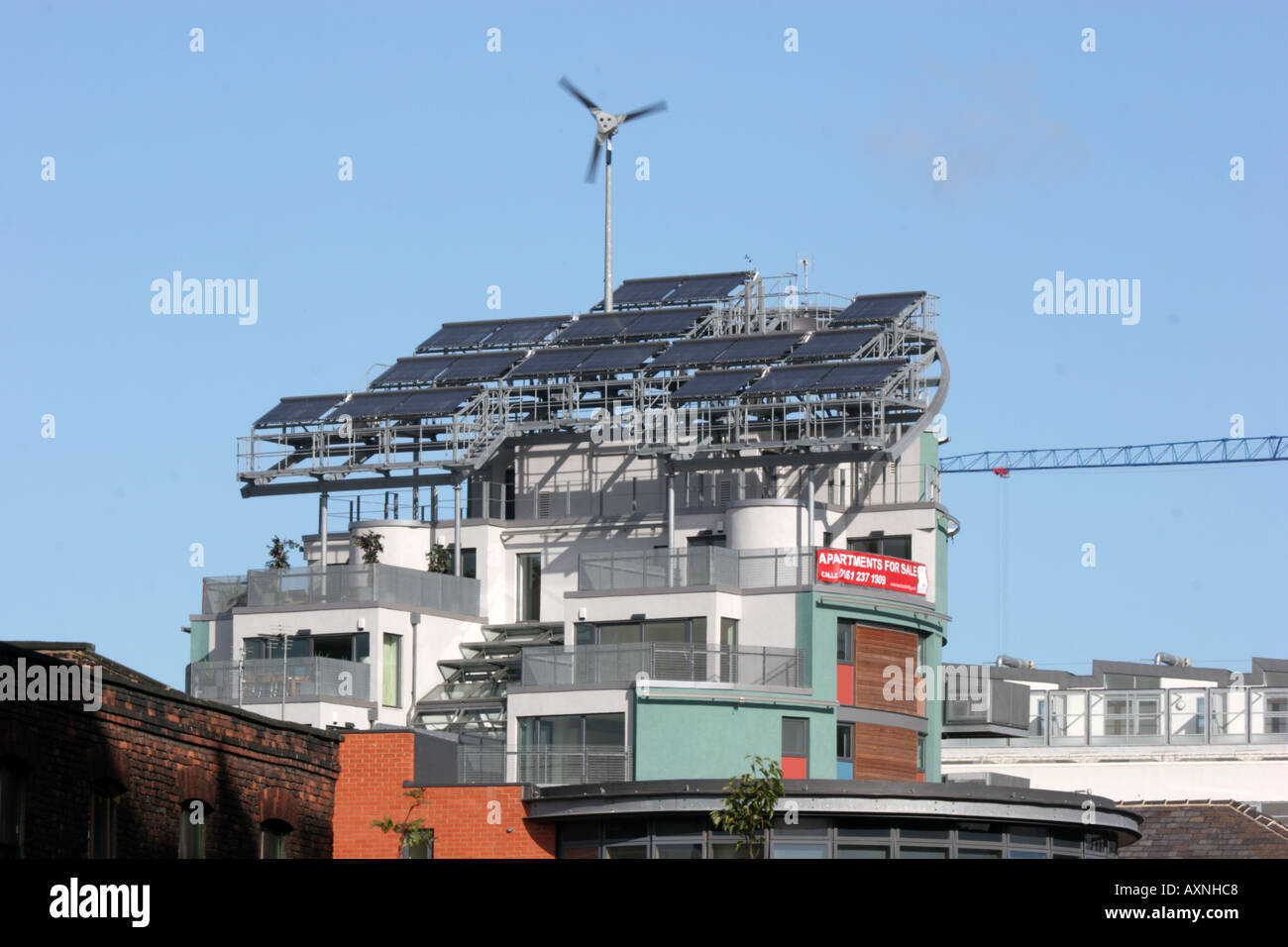 Manchester urban village roof hi-res stock photography and images - Alamy