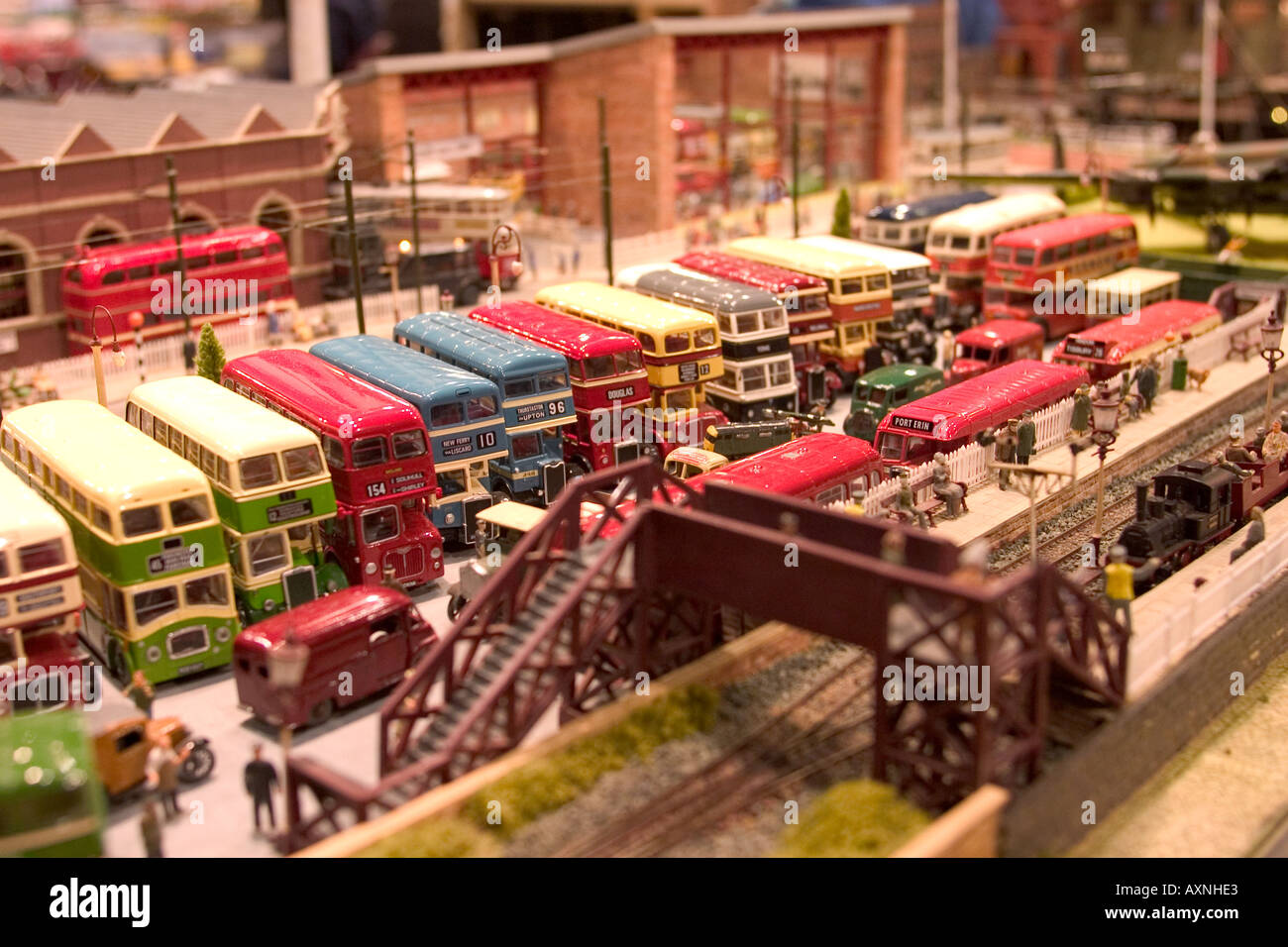 model bus station Stock Photo - Alamy