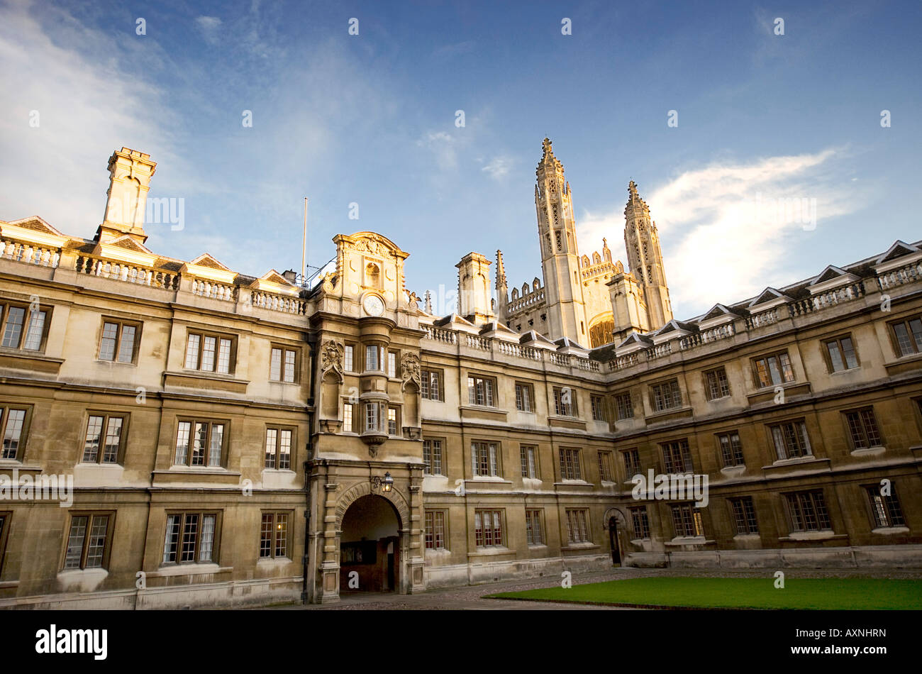 cambridge college architecture building university pillars door windows ...