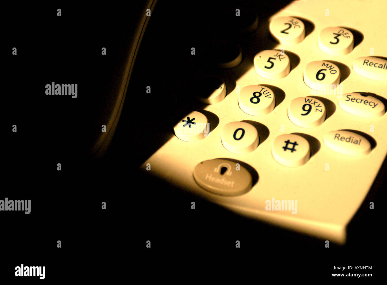 Otffice Telephone close up BT Converse 1100 Stock Photo - Alamy