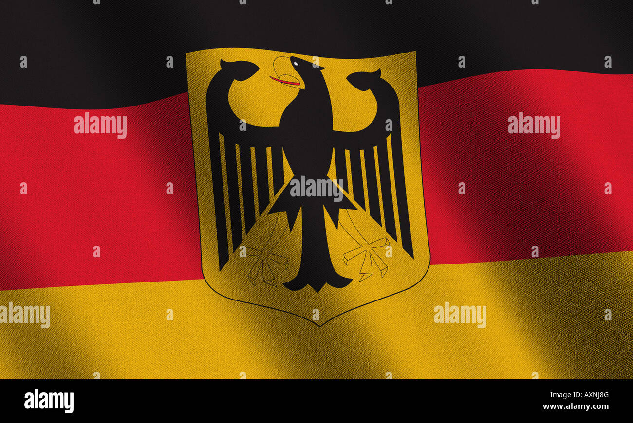 Berlin germany flag eagle hi-res stock photography and images - Alamy