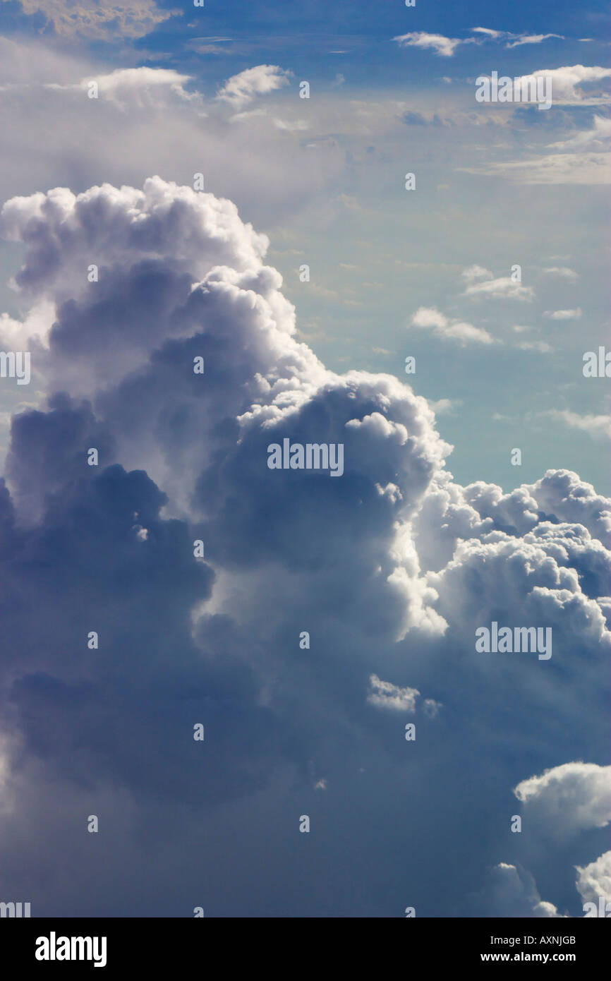 Thunder Cloud and Blue Sky Stock Photo - Alamy
