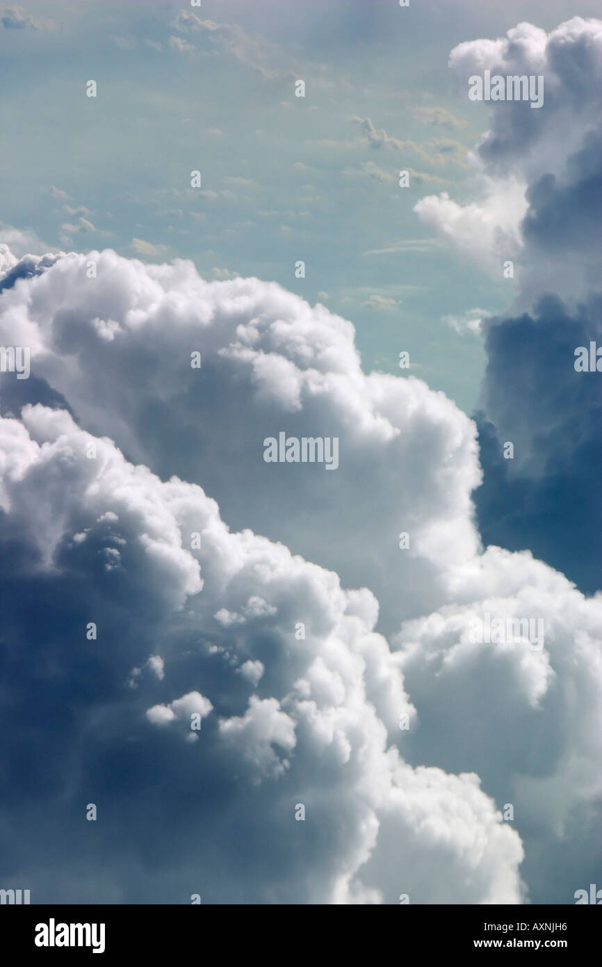 Thunder Cloud and Blue Sky Stock Photo - Alamy