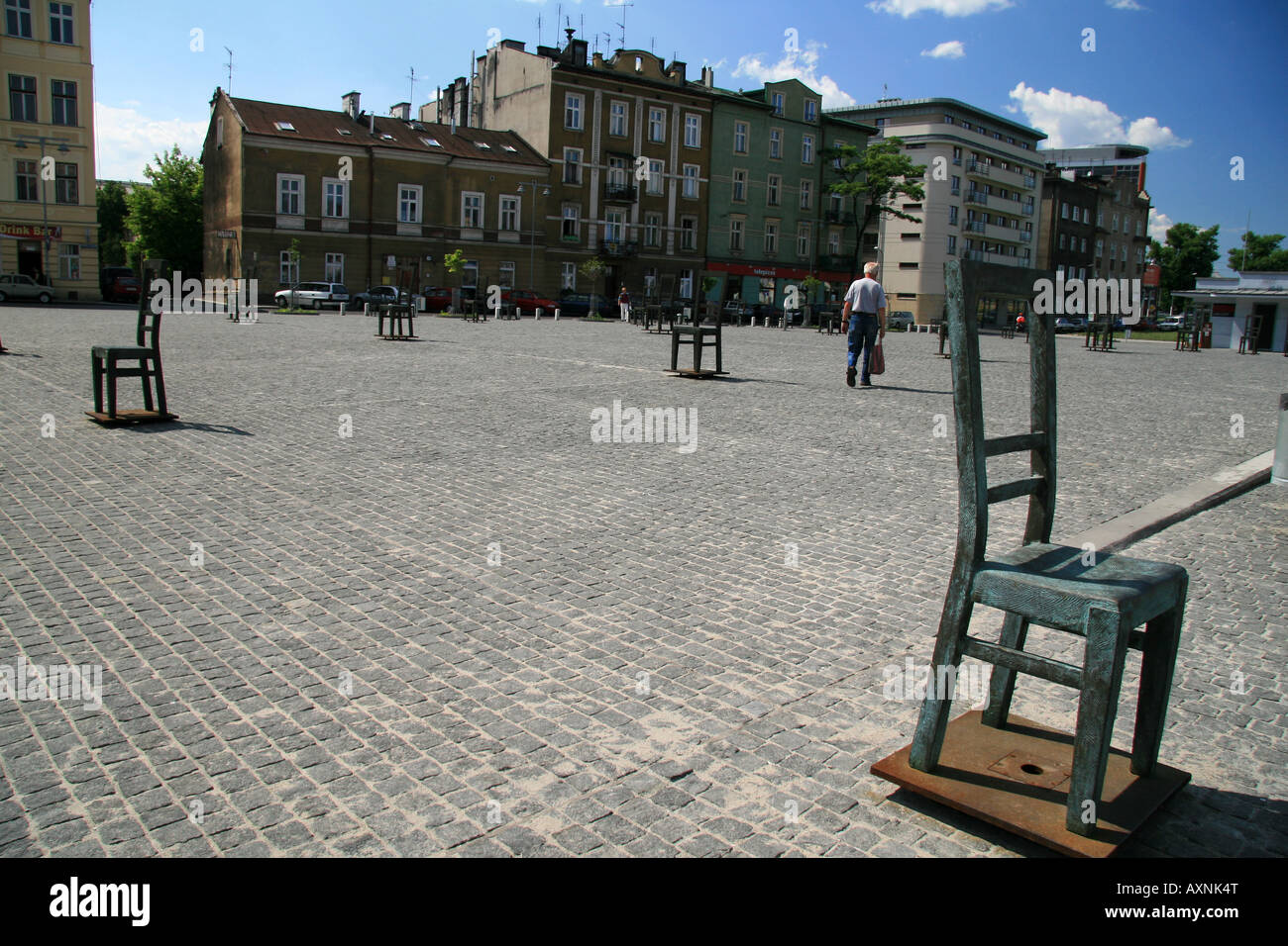 The Krakow Ghetto Memorial in Plac Bohaterów Getta (Ghetto Heroes ...