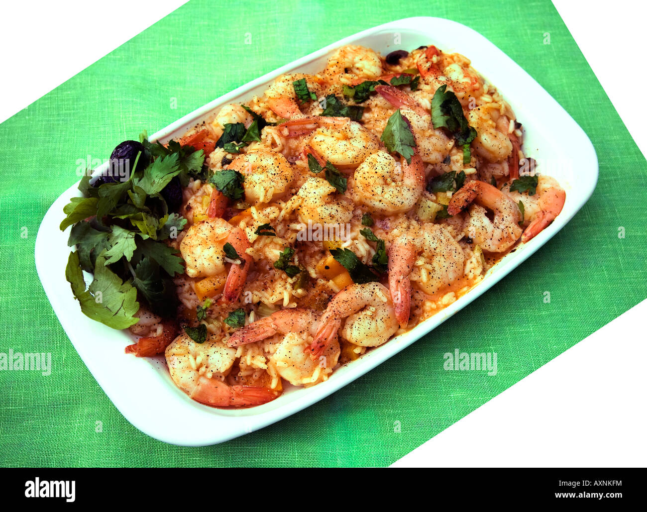 Locrio Dominican Republic rice dish Stock Photo - Alamy