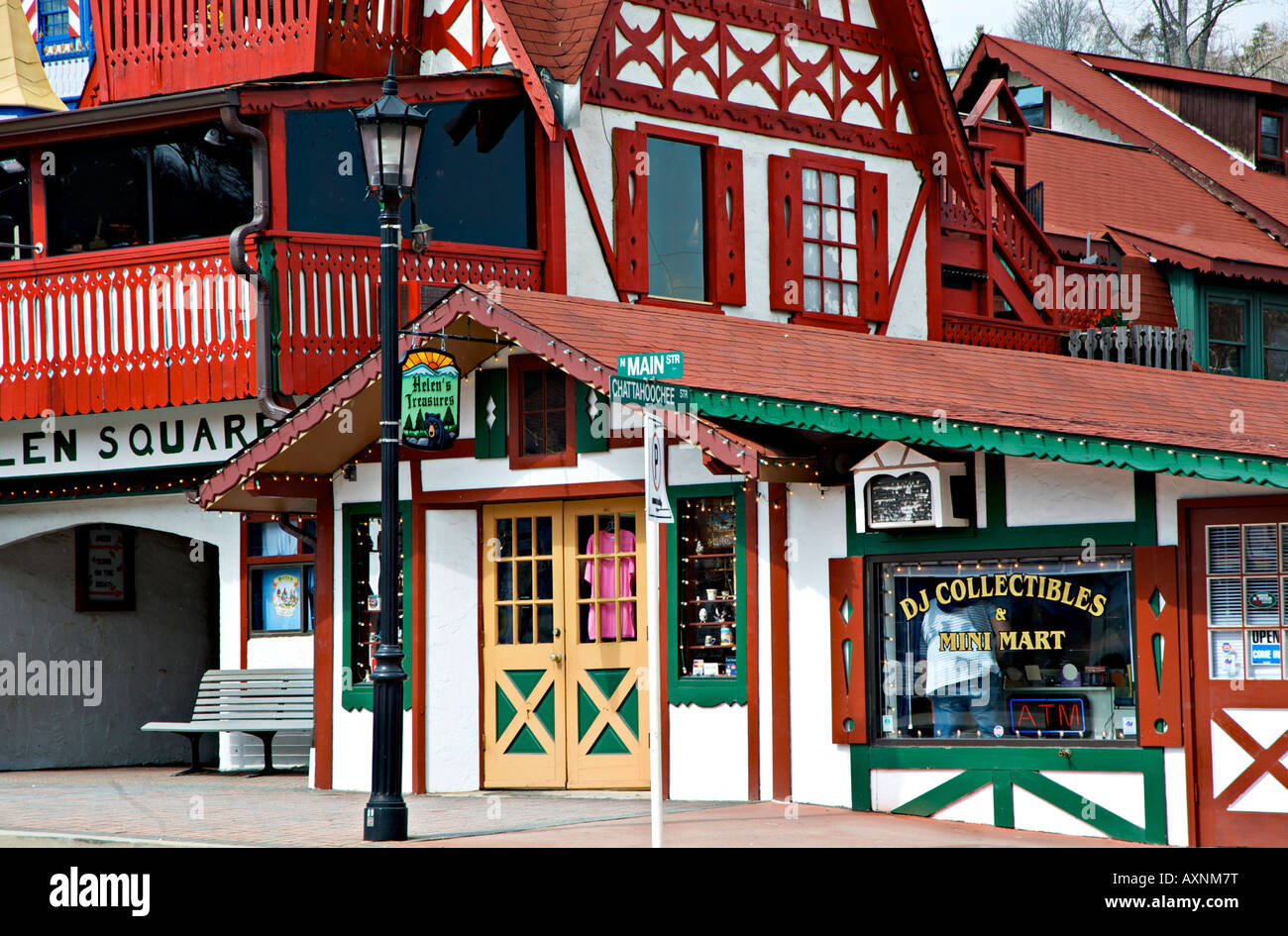 Helen, Georgia is a re creation of a Bavarian alpine village with ...