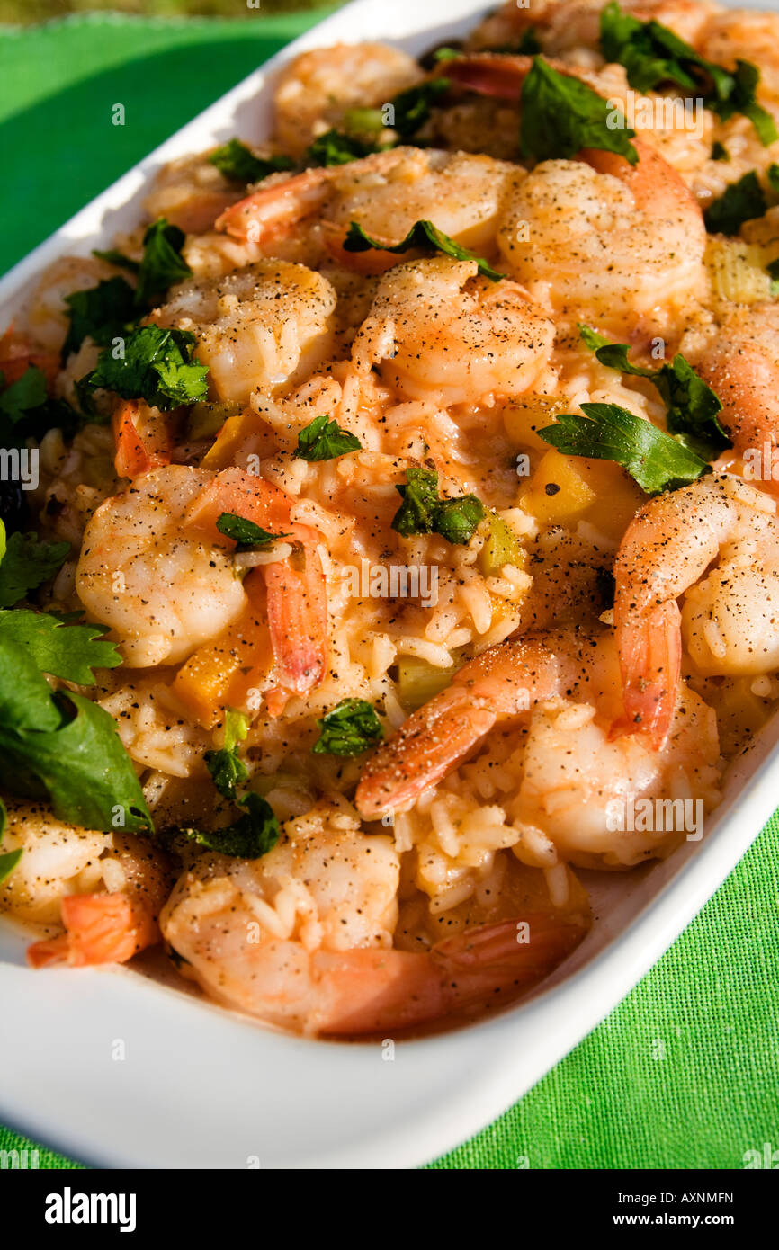 Locrio Dominican Republic rice dish Stock Photo - Alamy
