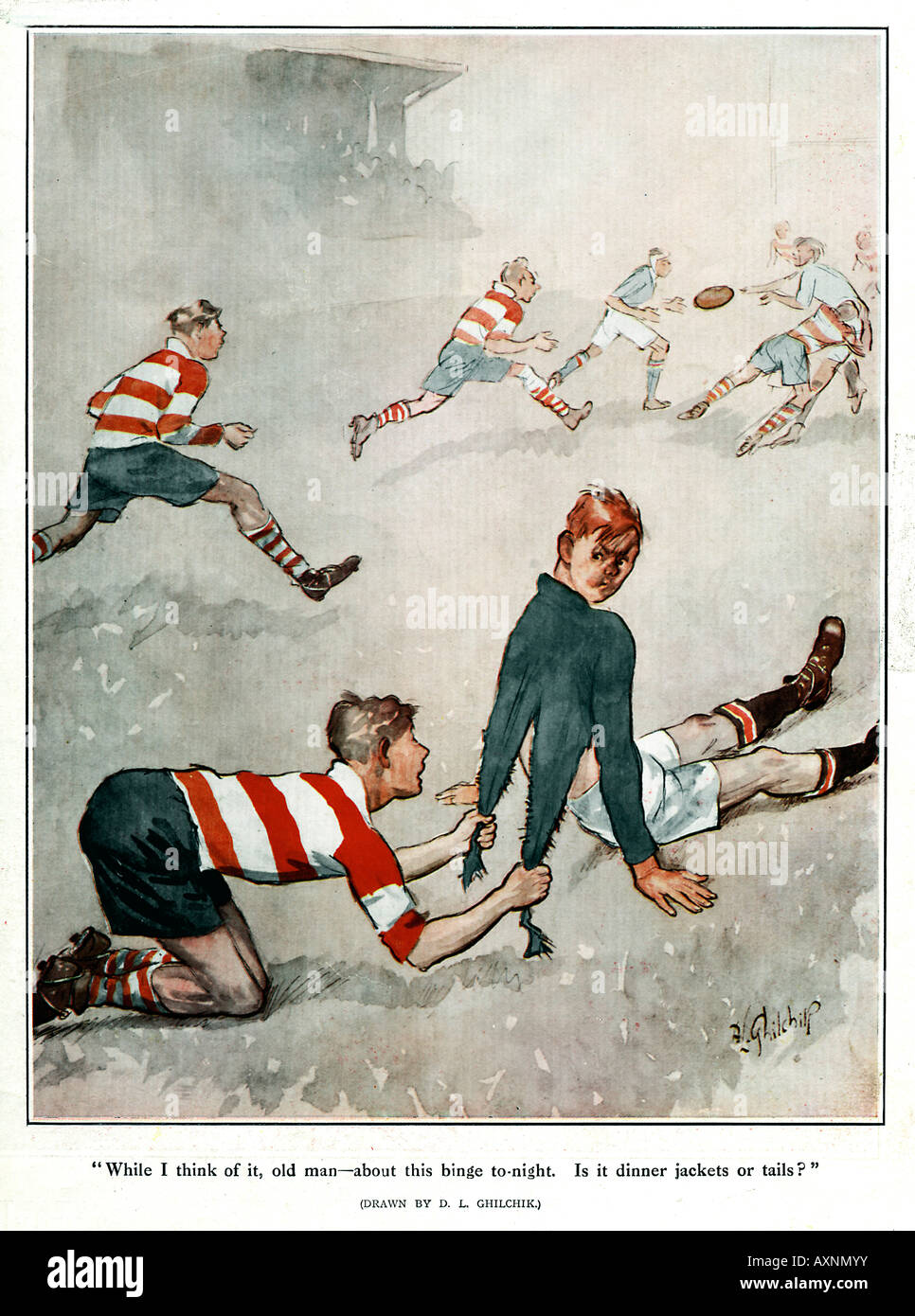 Rugby Cartoon Stock Photos & Rugby Cartoon Stock Images - Alamy