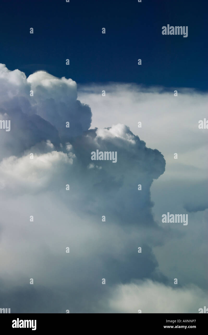 Thunder Cloud and Blue Sky Stock Photo - Alamy