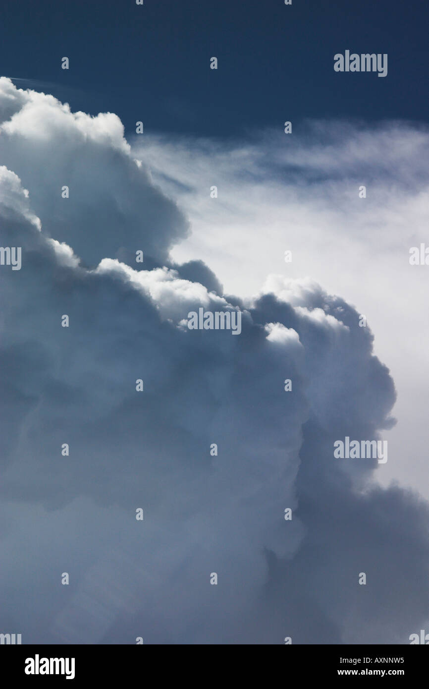 Thunder Cloud and Blue Sky Stock Photo - Alamy