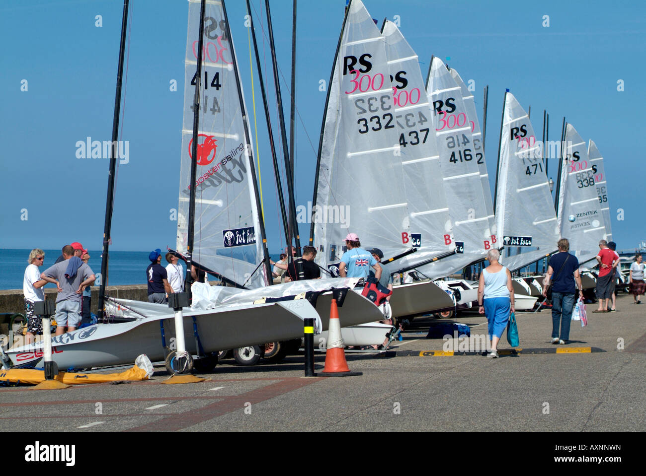 RS 300 sailing dinghies Stock Photo - Alamy