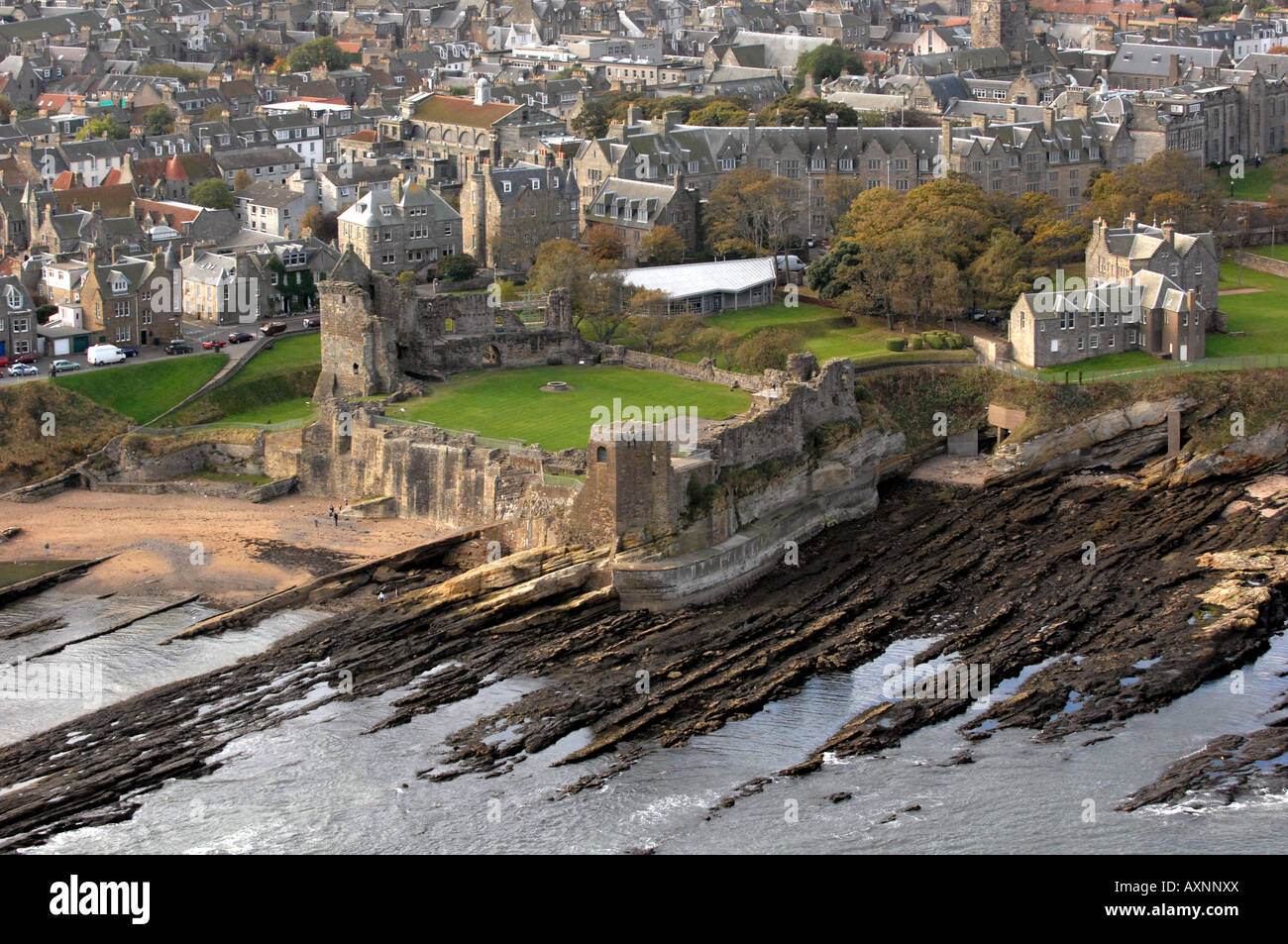 Aerial view of St Andrews Stock Photo - Alamy