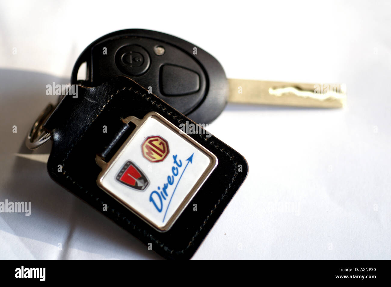 MG Rover car keys on Fob Stock Photo - Alamy