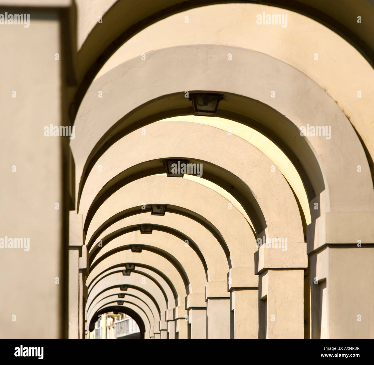 Arches arcades florence hi-res stock photography and images - Alamy