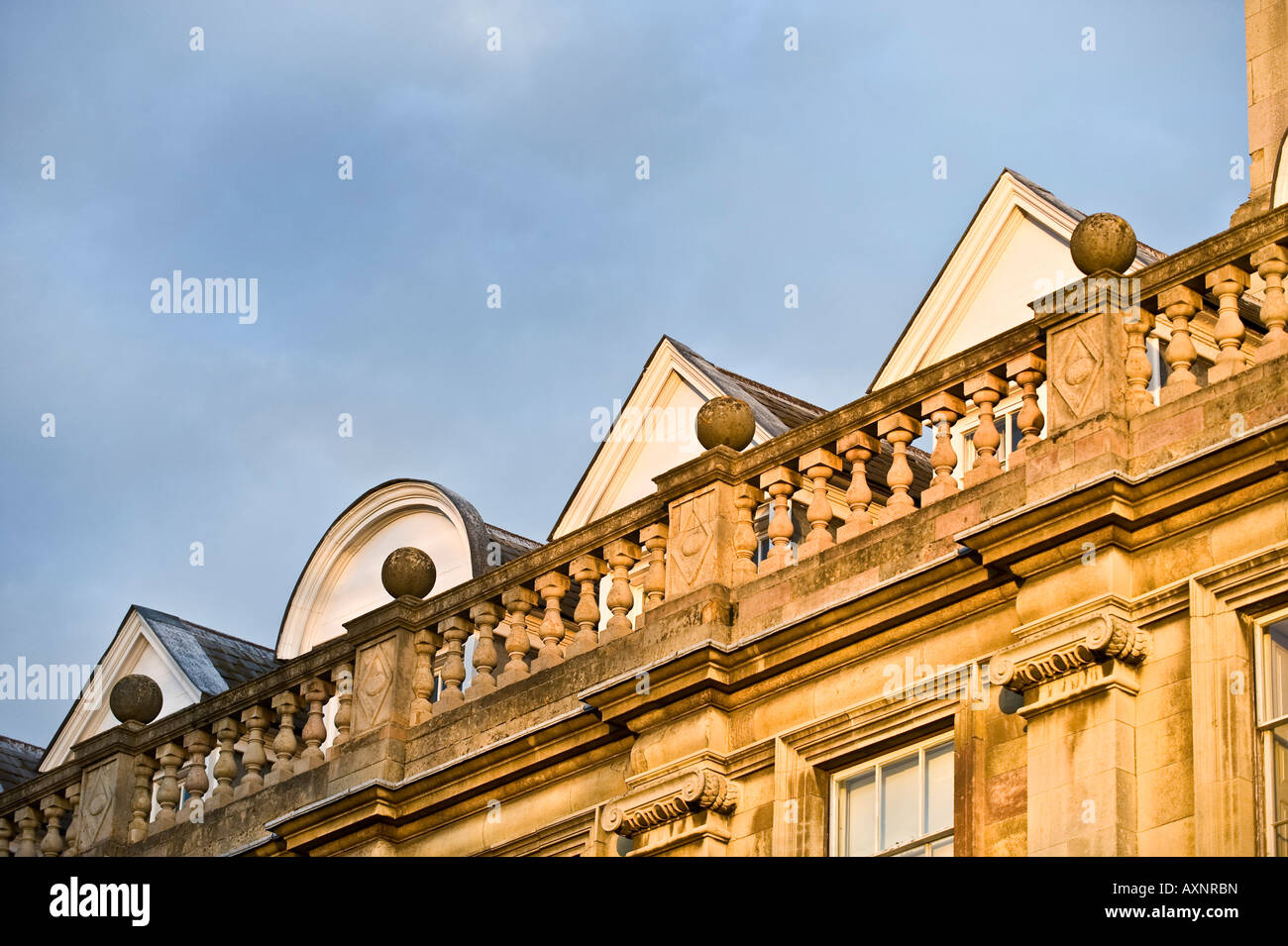 cambridge college architecture building university pillars door windows ...