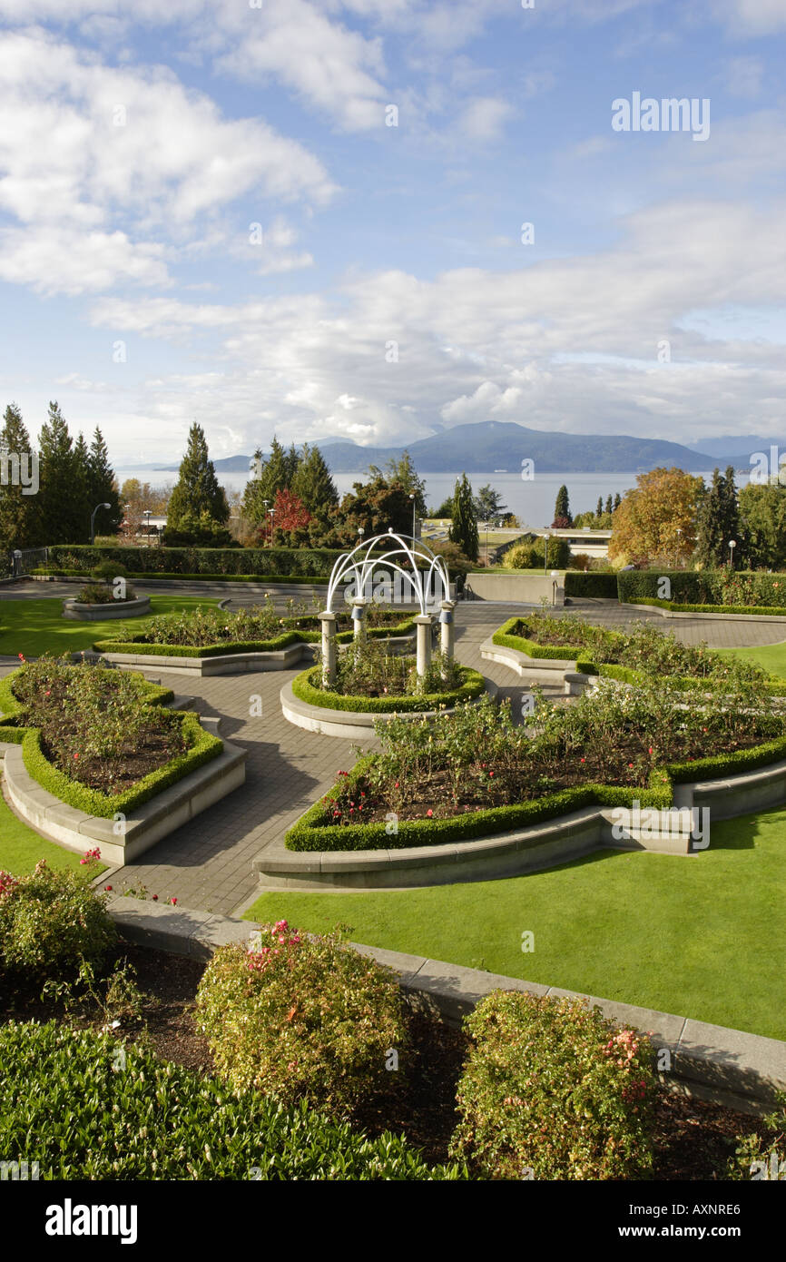 Canada ubc vancouver rose garden hi-res stock photography and images ...