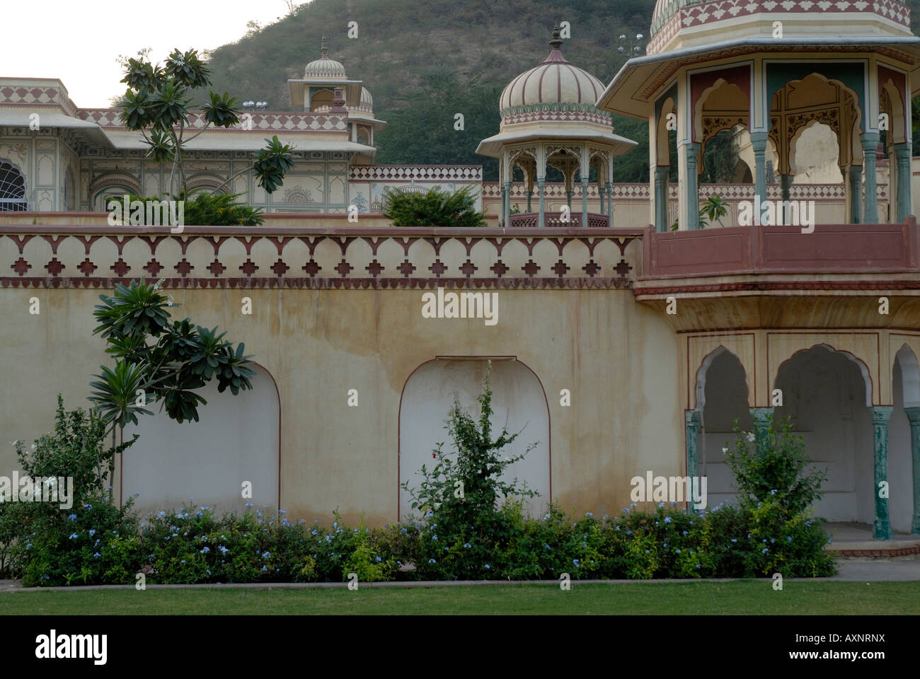 Terraces in the The 18th Century Vidyadhar Garden near Jaipur Rajasthan ...