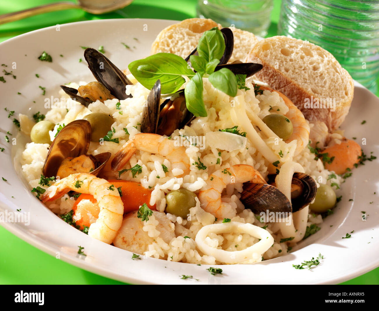 ITALIAN MARINARA RISOTTO Stock Photo - Alamy