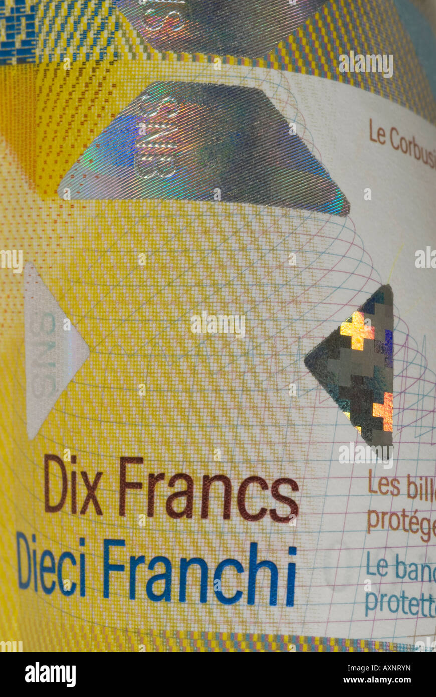Swiss francs notes hi-res stock photography and images - Alamy