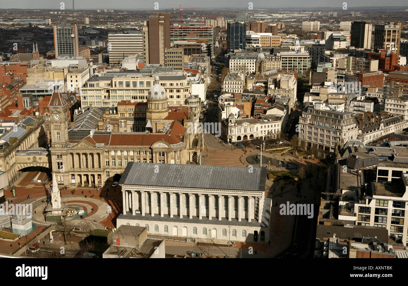 Birmingham City Centre cityscape England Uk Stock Photo - Alamy