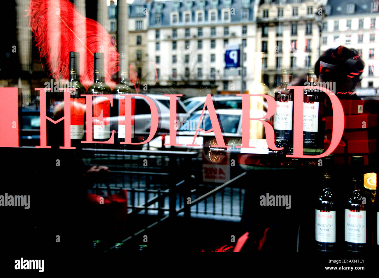 Place de Madeleine Paris luxury food shop Hediard France Stock Photo ...