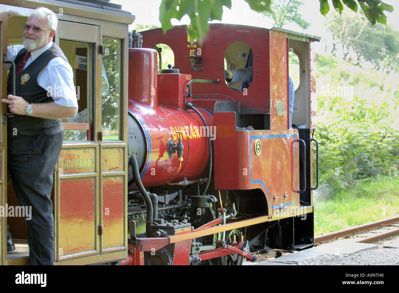 Steam Train approaching Rhydyronen Station Tal y llyn Railway North ...