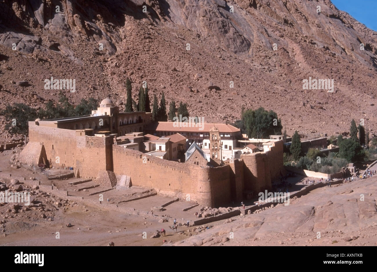 Saint Catherine's Monastery Sinai Peak Egypt Stock Photo - Alamy