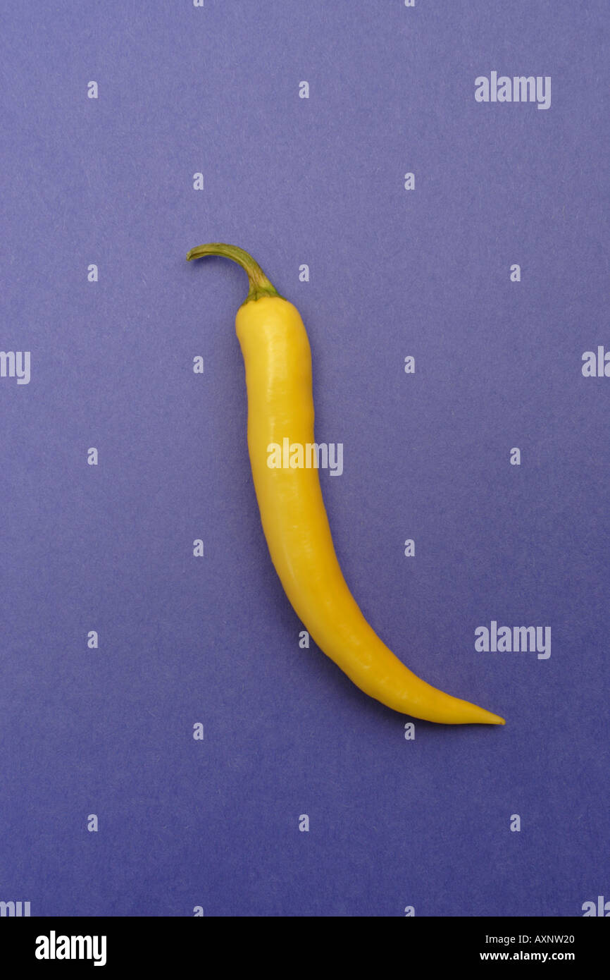 Yellow chilli pepper Stock Photo - Alamy