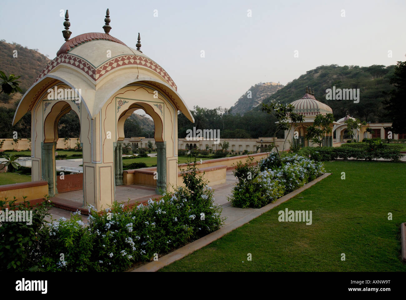 Gazebo in The 18th Century Vidyadhar Garden near Jaipur Rajasthan India ...