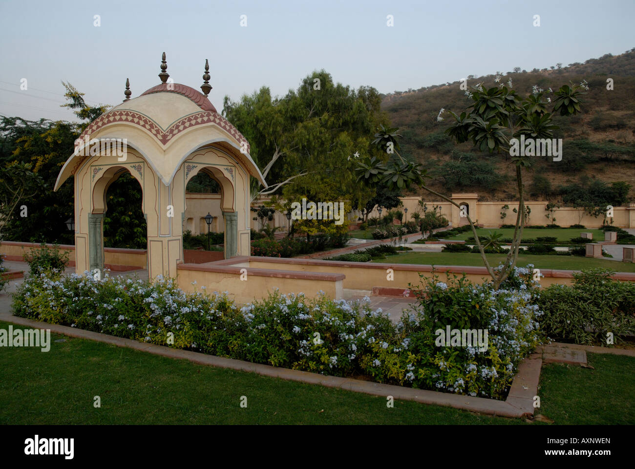 Gazebo in The 18th Century Vidyadhar Garden near Jaipur Rajasthan India ...