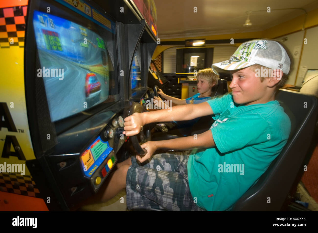 boys playing computer games Stock Photo - Alamy