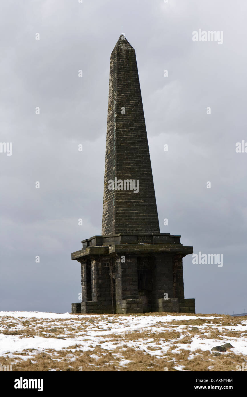 Stoodley Pike , part of the Pennine way , Calderdale Stock Photo - Alamy