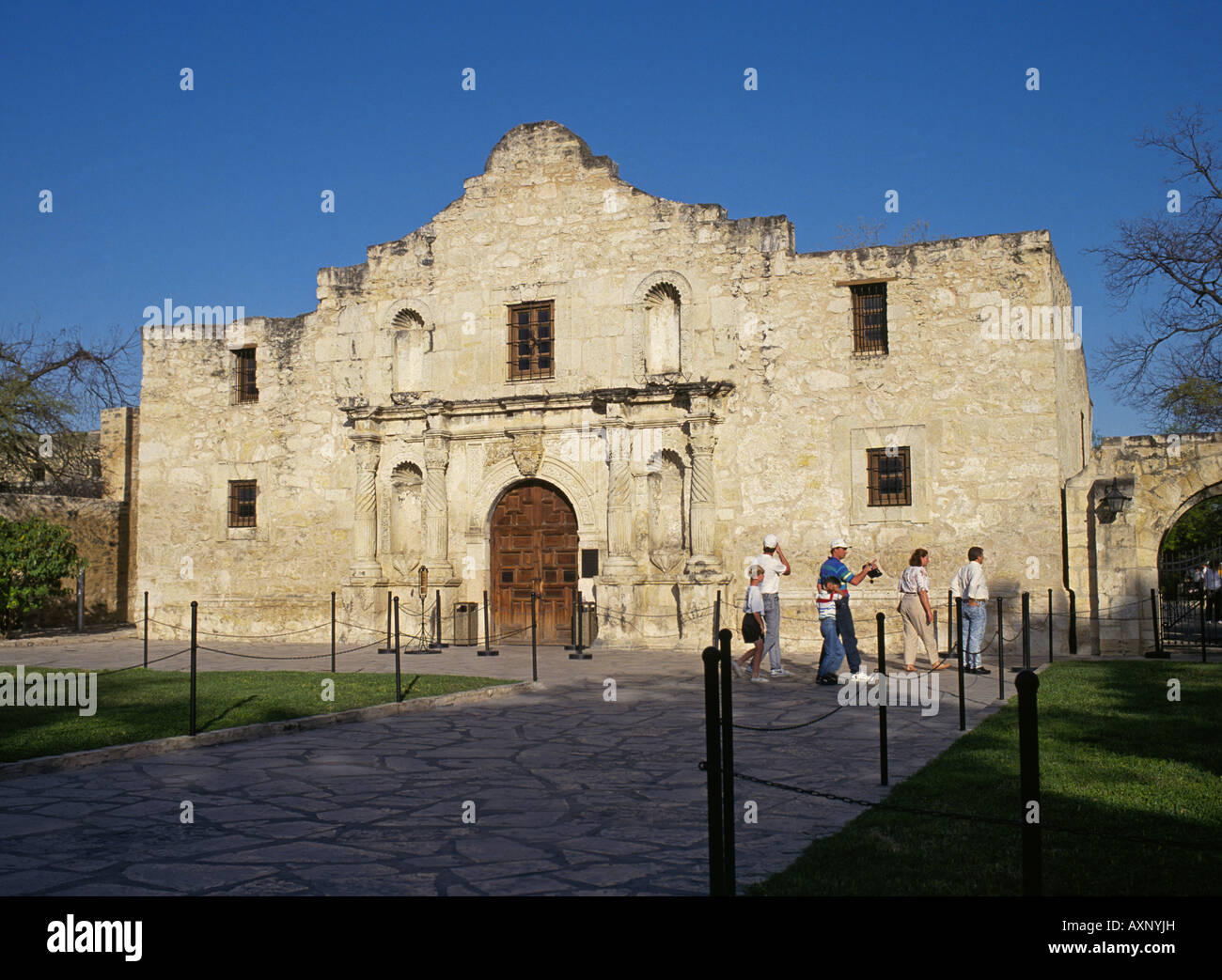 A view of The Alamo in downtown San Antonio Stock Photo - Alamy