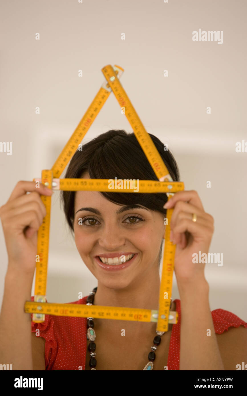 Ruler Women High Resolution Stock Photography and Images - Alamy