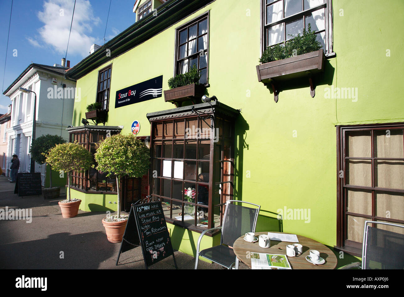 The Stour Bay Restaurant in the High street of Englands smallest Town ...