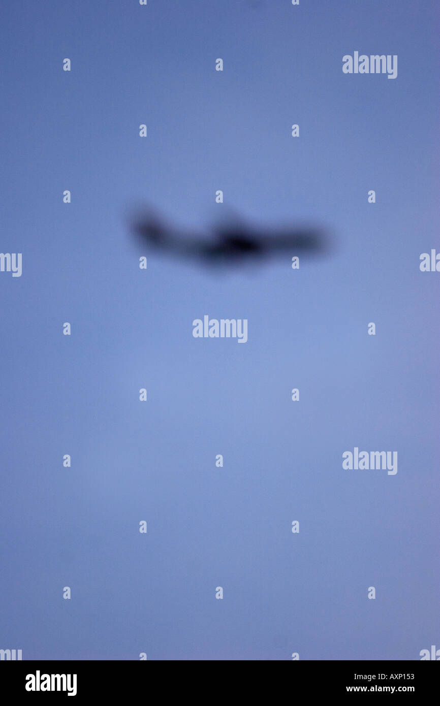 Out Of Focus Aeroplane Stock Photo - Alamy