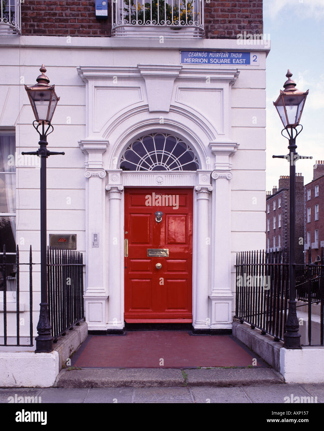 Ireland Dublin Merrion Square Stock Photo - Alamy