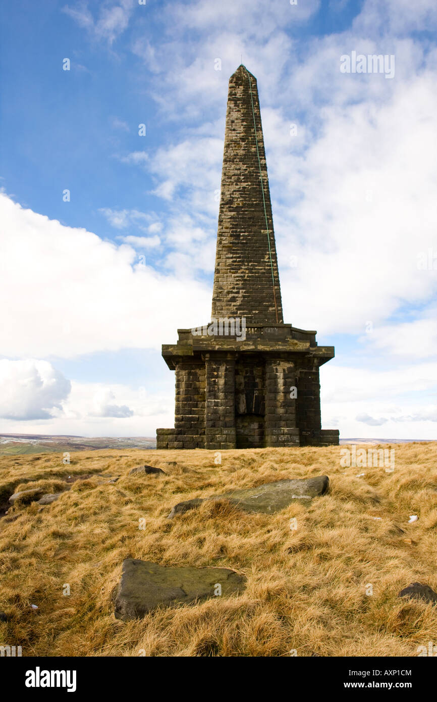 Stoodley Pike Monument Napoleonic Wars High Resolution Stock ...
