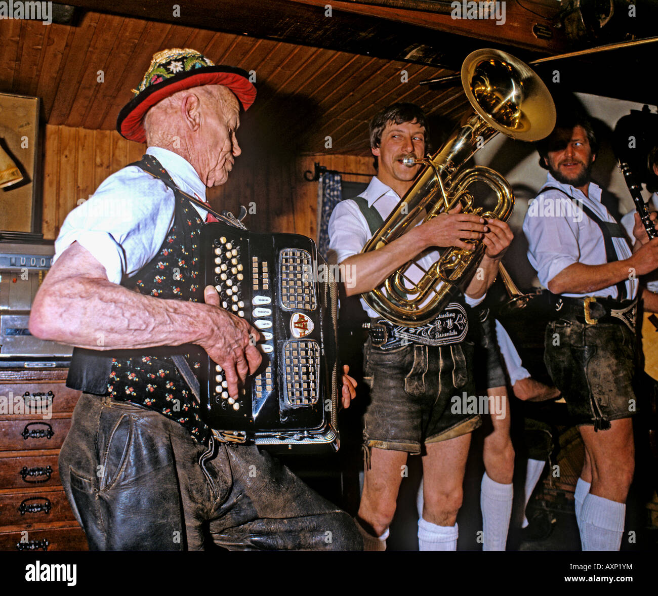 0416 Tirolean music Austria Stock Photo - Alamy