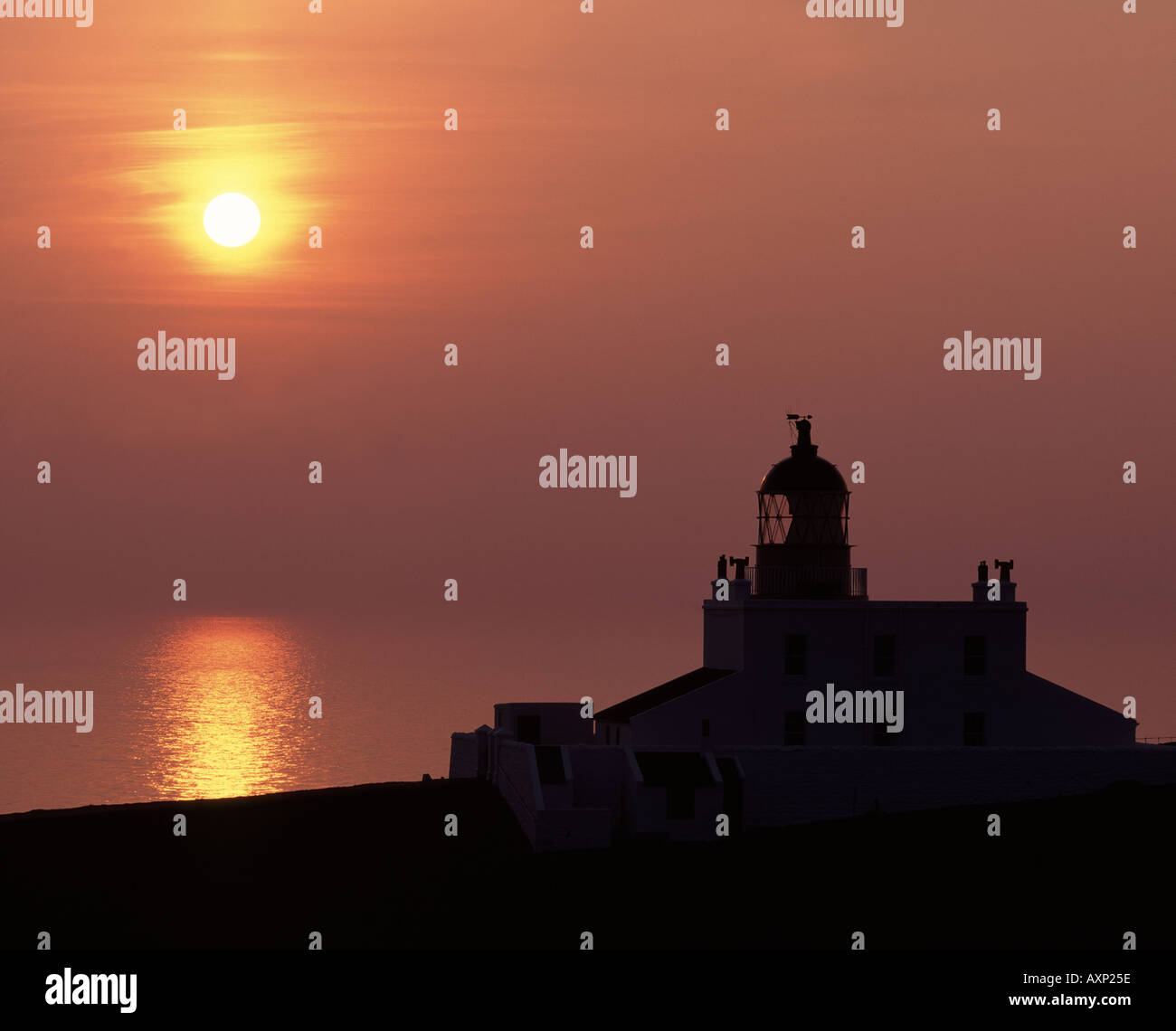 UK Scotland Highland Sutherland Stoerhead Lighthouse The Minch at ...