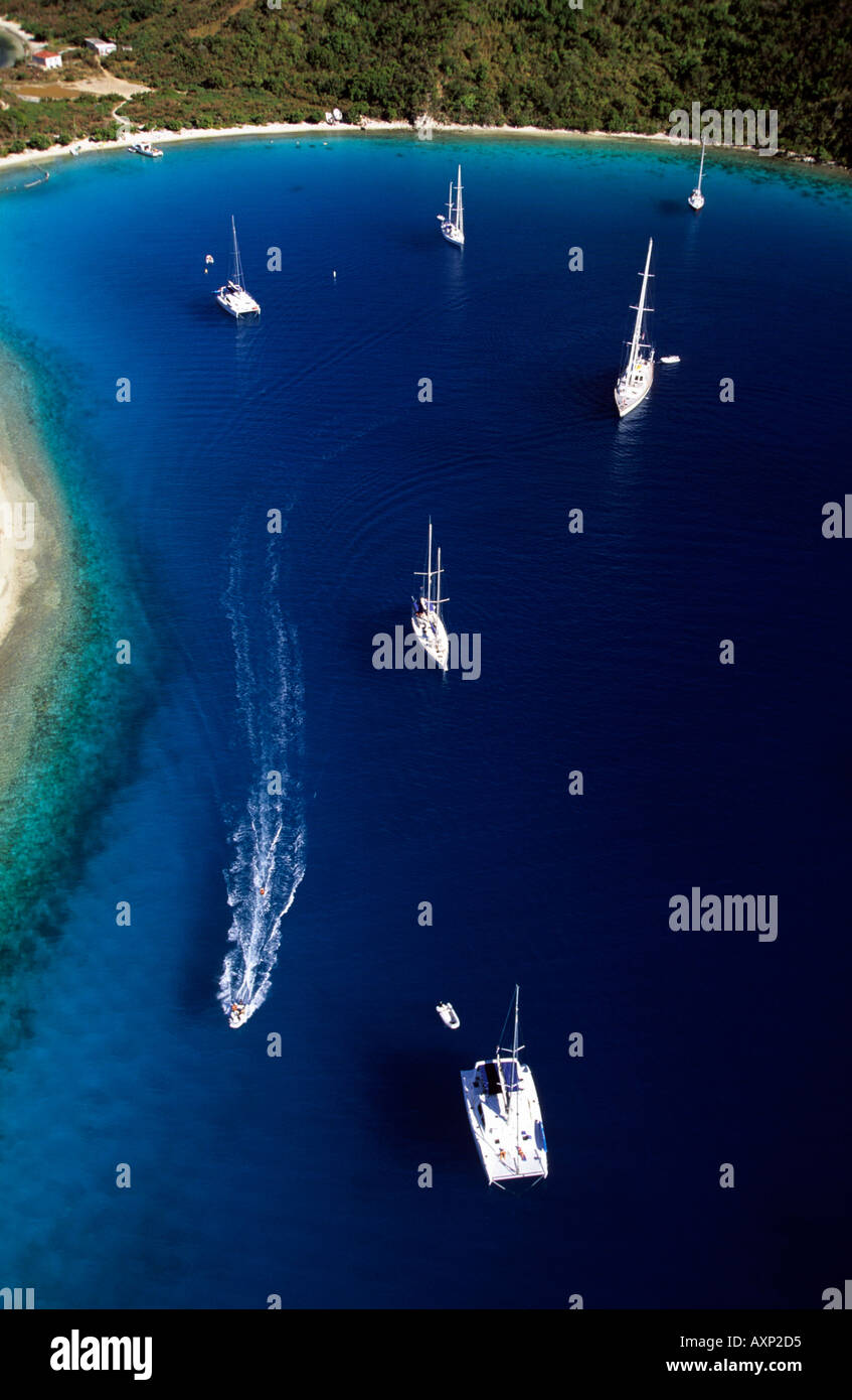 British Virgin Islands Peter Island Caribbean BVI view of the island ...